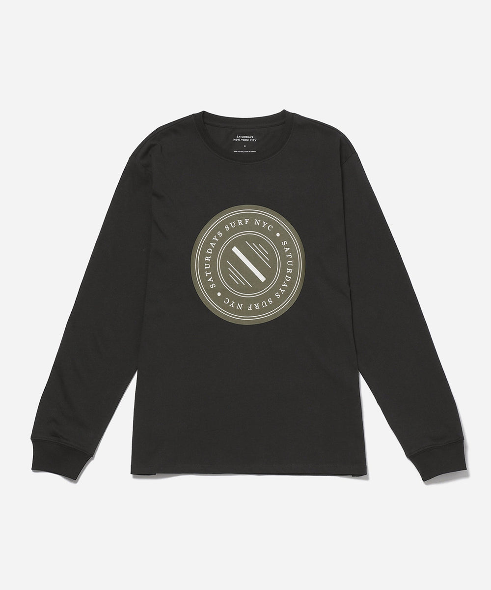 Slash Badge Standard Long Sleeve Tee | Saturdays NYC (Australia)