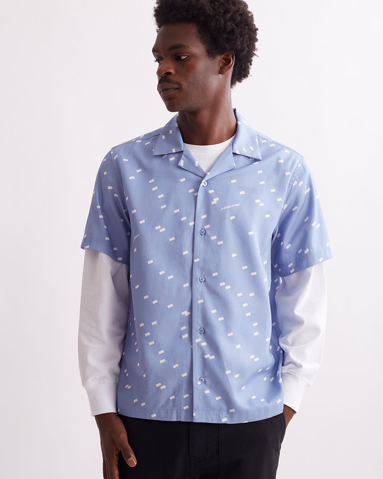 Canty Light Reflection Short Sleeve Shirt | Saturdays NYC (Australia)